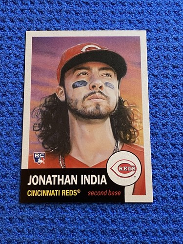 Cinc.Reds Rookie JONATHAN INDIA Topps Living Card 479, Facsimile Auto ...