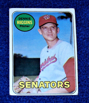 Dennis Higgins * 1969 Topps Baseball #441 ⚾ Washington Senators ⚾ Vg | eBay
