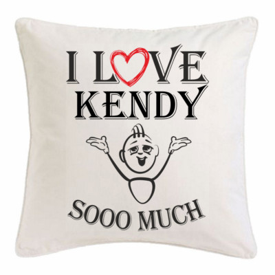 I Love Kendy KISSENBEZUG 40X40cm Ich Liebe Kendy Weiss 104522 | eBay.de