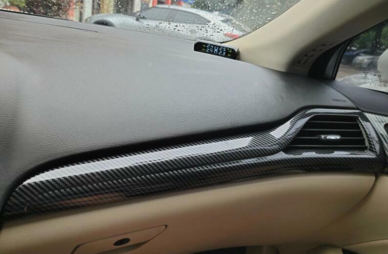 For Ford Mondeo Fusion 13-20 Carbon Fiber Central Console Instrument ...