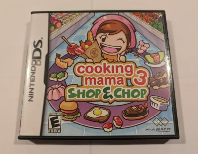 Cooking Mama 3: Shop & Chop, Nintendo DS Game, Cartridge in Case w ...