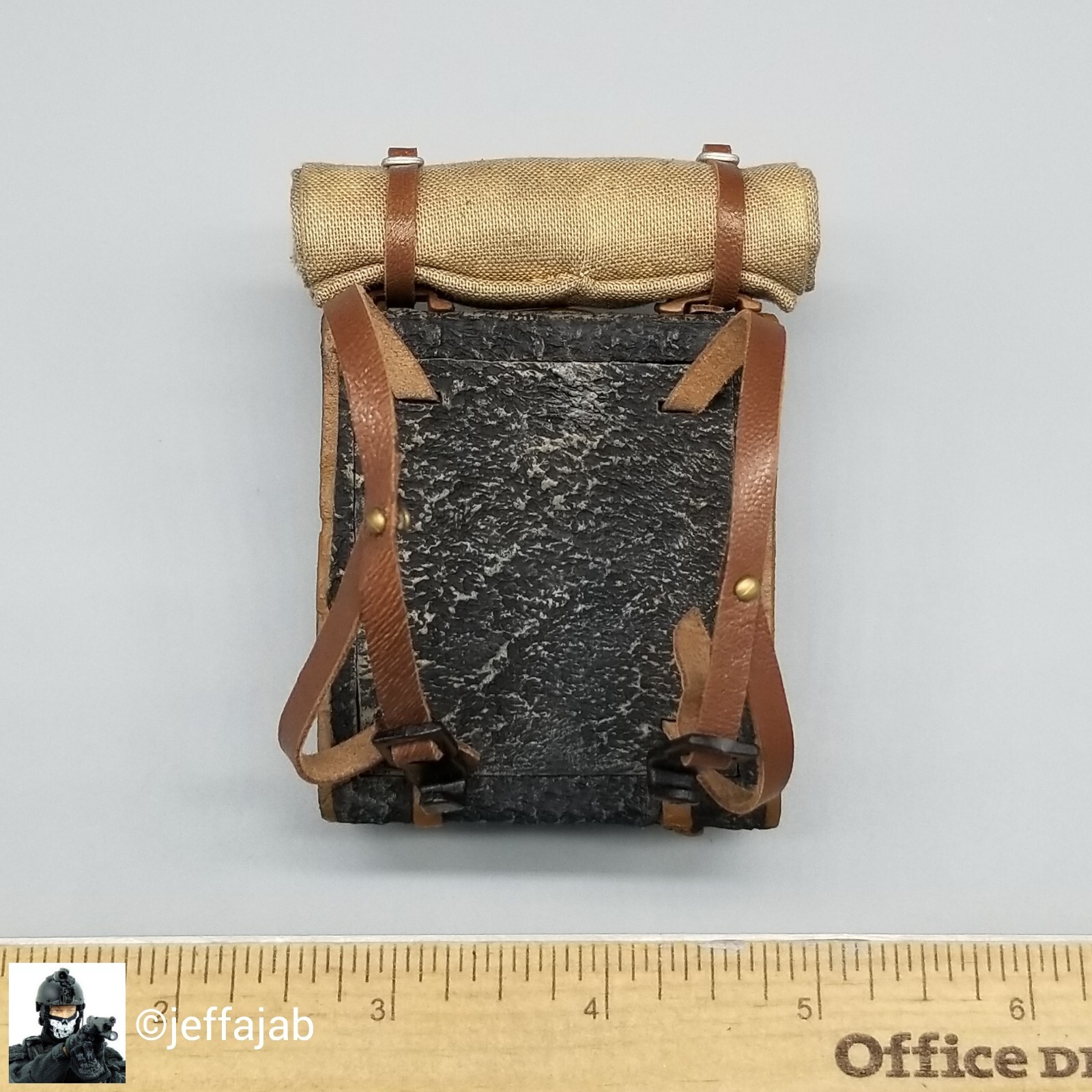 1:6 Sideshow Civil War Union Berdan Sharpshooter Knapsack Backpack #2 ...