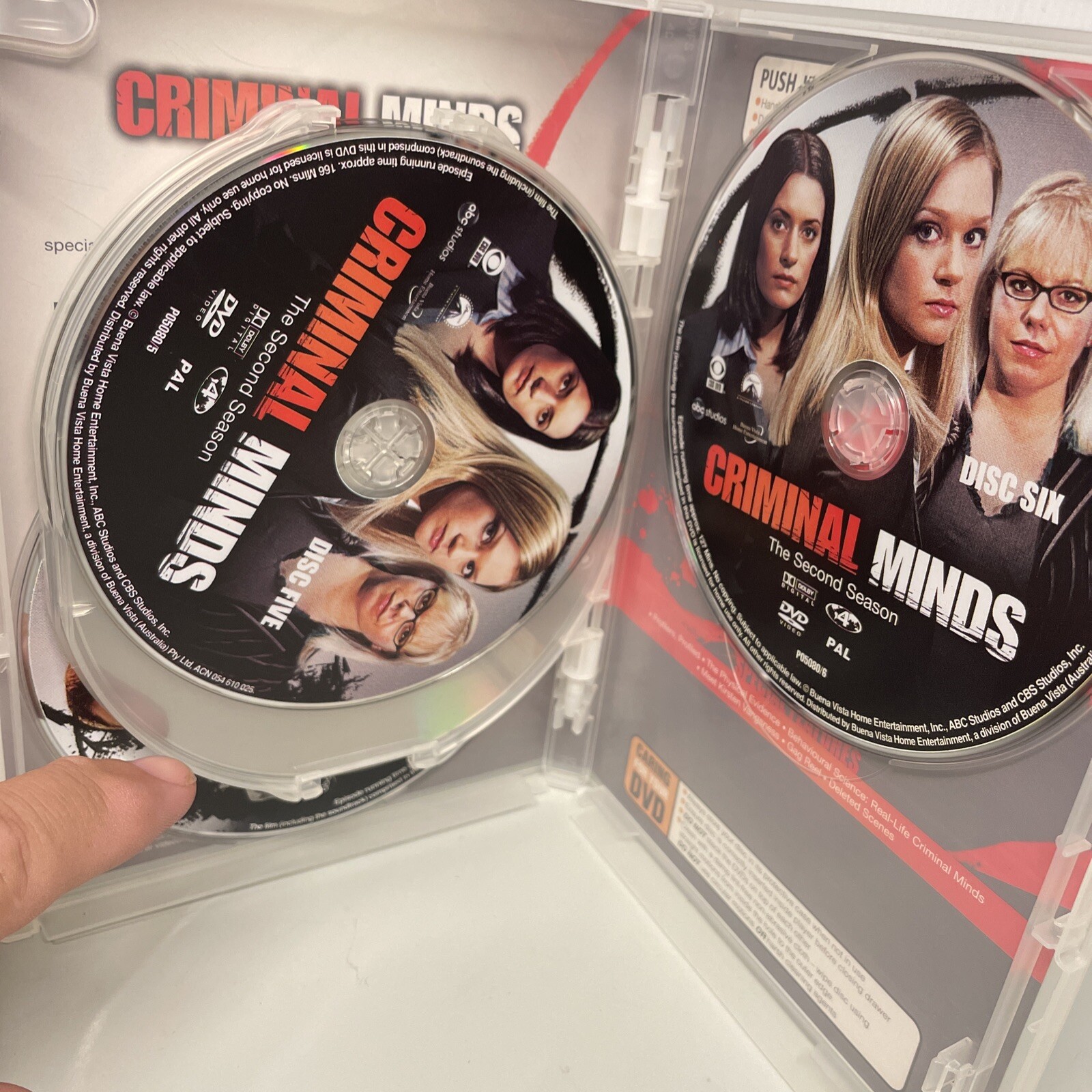Criminal Minds Season 2 DVD TV Series Region 4 PAL 9398510508033 | eBay