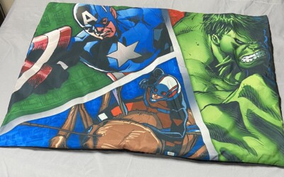 THE AVENGERS Captain America Iron Man Hulk Marvel Comics Pillow Sham | eBay