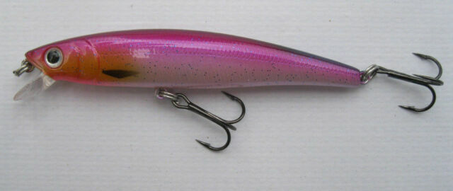 Challenger Junior Minnow Lure in Color Purple Shad Bass Walleye ...
