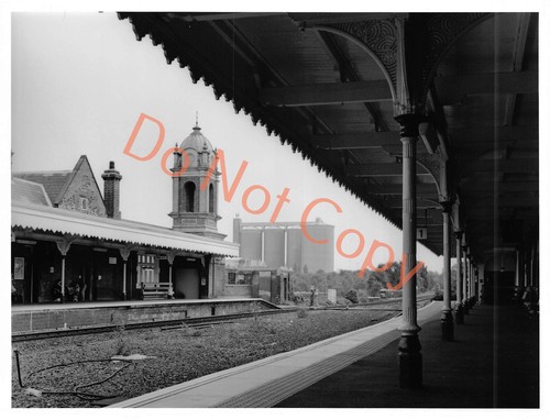 Bury St Edmunds Railway Train Station Platform Photograph (1853) 8.5”x ...