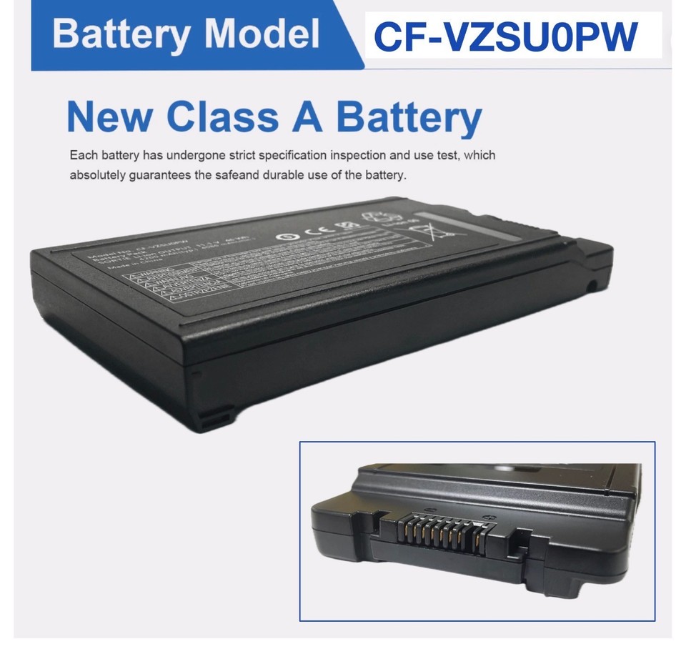 New 46Wh CF-VZSU0PW CF-VZSU0PR CF-54 Battery For Panasonic TOUGHBOOK 54 ...