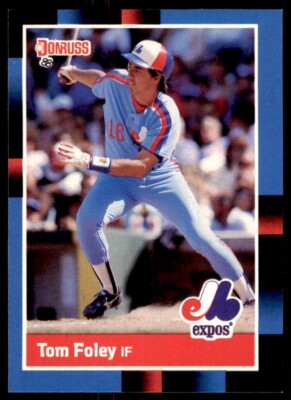 1988 Donruss Tom Foley Baseball Cards #303 | eBay