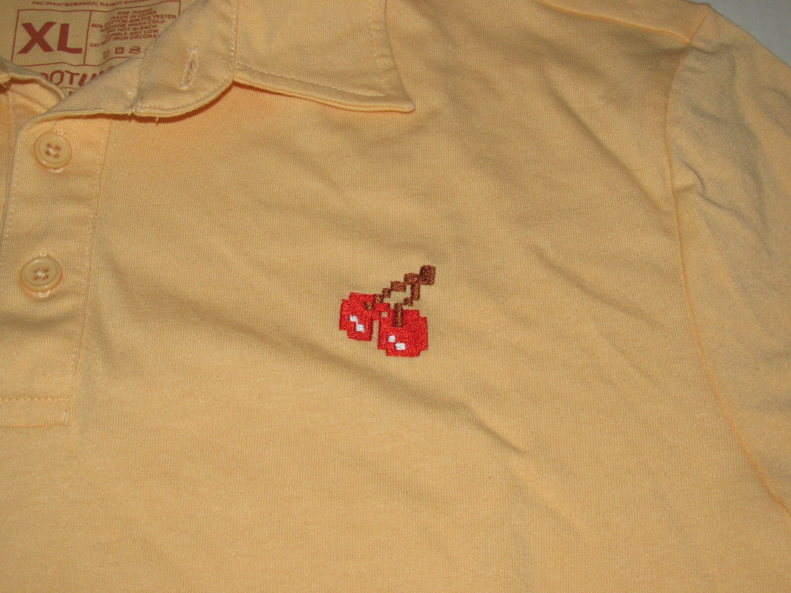 Loot Wear Exclusive Pac Man Cherry's Embroidered Vide… - Gem