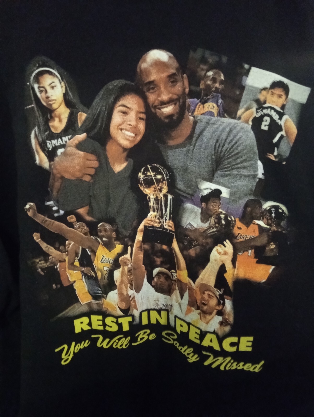 Kobe Bryant Rest In Peace Black Mamba Champion Shirt … - Gem