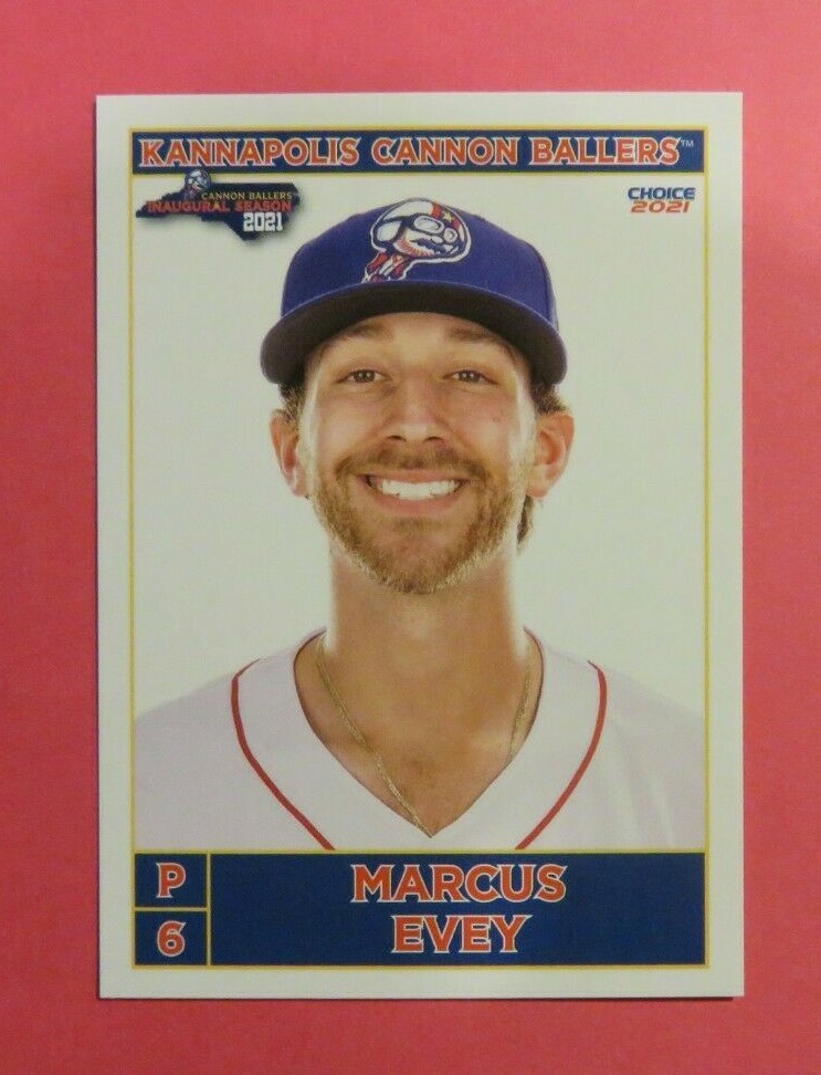 2021 Choice, Kannapolis Cannon Ballers - MARCUS EVEY | eBay