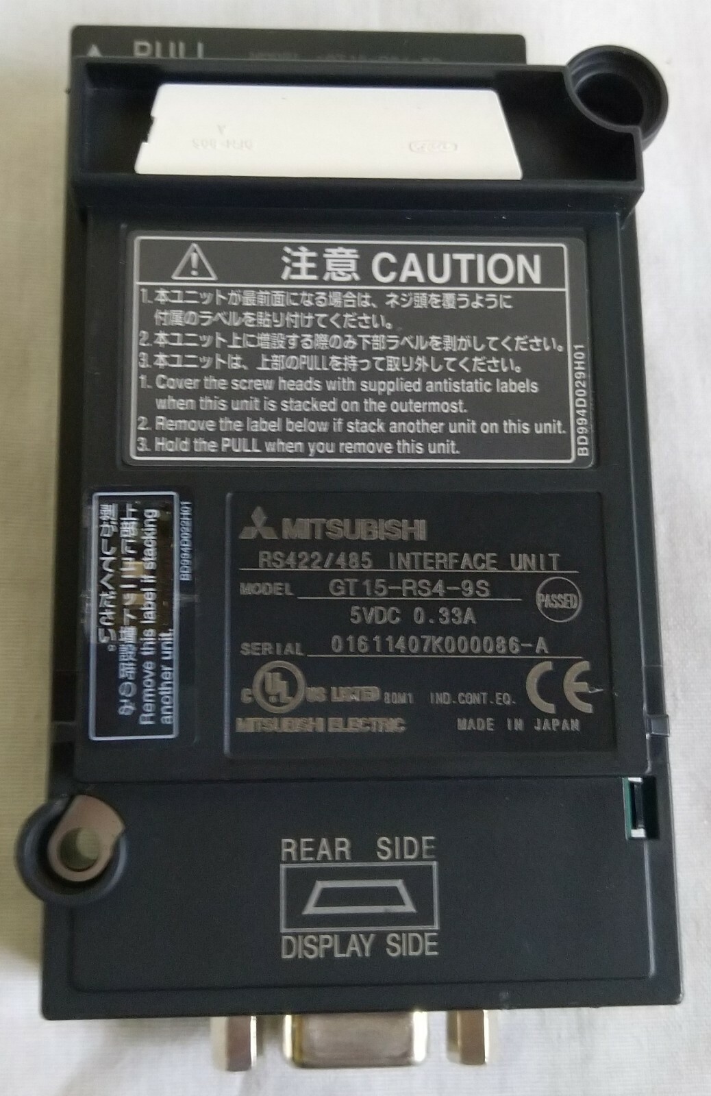 Mitsubishi GT15-RS4-9S Serial Communication Unit | eBay