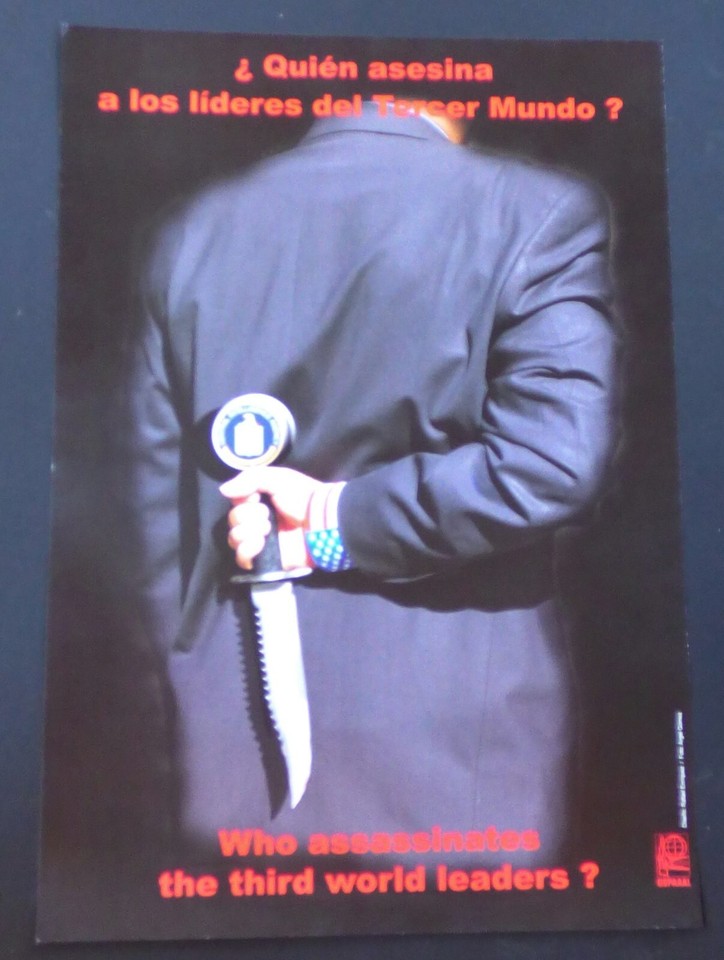 Original CUBAN anti CIA + FBI Propaganda Poster from OSPAAAL Havana ...