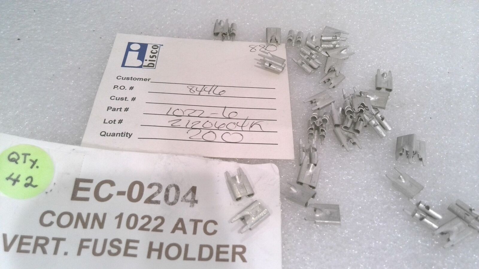 BISCO 1022-6 VERTICAL FUSE HOLDER, CON 1022 ATC, EC-0204 (LOT OF 42) | eBay