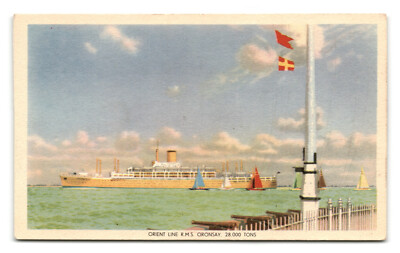 Postcard - Orient Line RMS Oronsay - Unposted | eBay