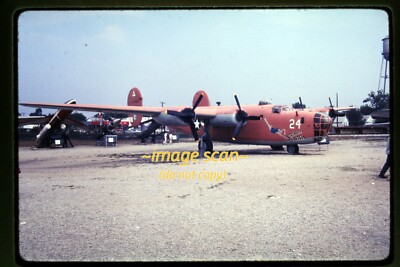 Consolidated B-24D Liberator Aircraft at Dayton in 1966 Original Slide ...