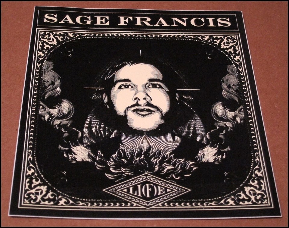 2010 Sage Francis Sticker Life Li(f)e Album Unpeeled Rap Hip-Hop | eBay