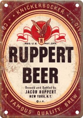 Ruppert Beer Knickerbocker Vintage Ad Reproduction Metal Sign E471 | eBay
