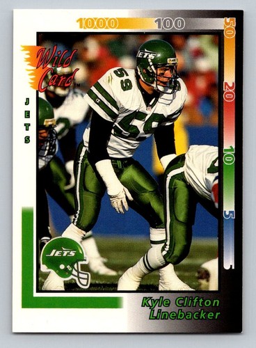 1992 Wild Card Kyle Clifton #179 New York Jets | eBay