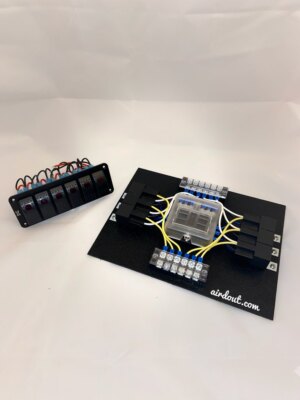 Universal LS Swap LSX 6 Way Fuse/ Relay Panel Block With Switches ...