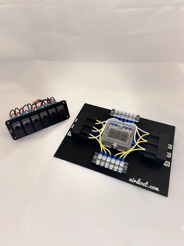 Universal LS Swap LSX 6 Way Fuse/ Relay Panel Block With Switches ...