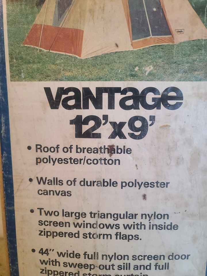 Wenzel Vantage CANVAS Cabin Tent 12 x 9 | eBay