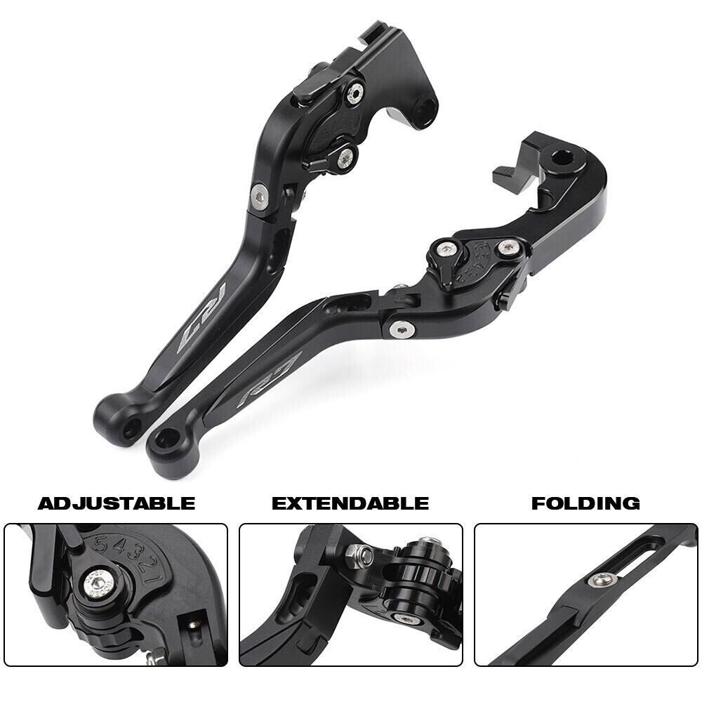 Extendable Folding Brake Clutch Levers For YAMAHA YZF R7 2021 2022 2023 ...