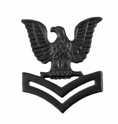 2ND CLASS PETTY OFFICER PO2 COLLAR BLACK METAL SMALL HAT PIN UP US NAVY ...
