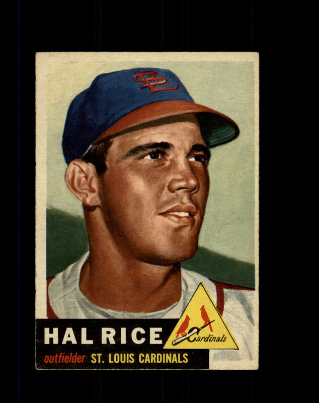 Hal Rice 1953 Topps #93 St. Louis Cardinals | eBay