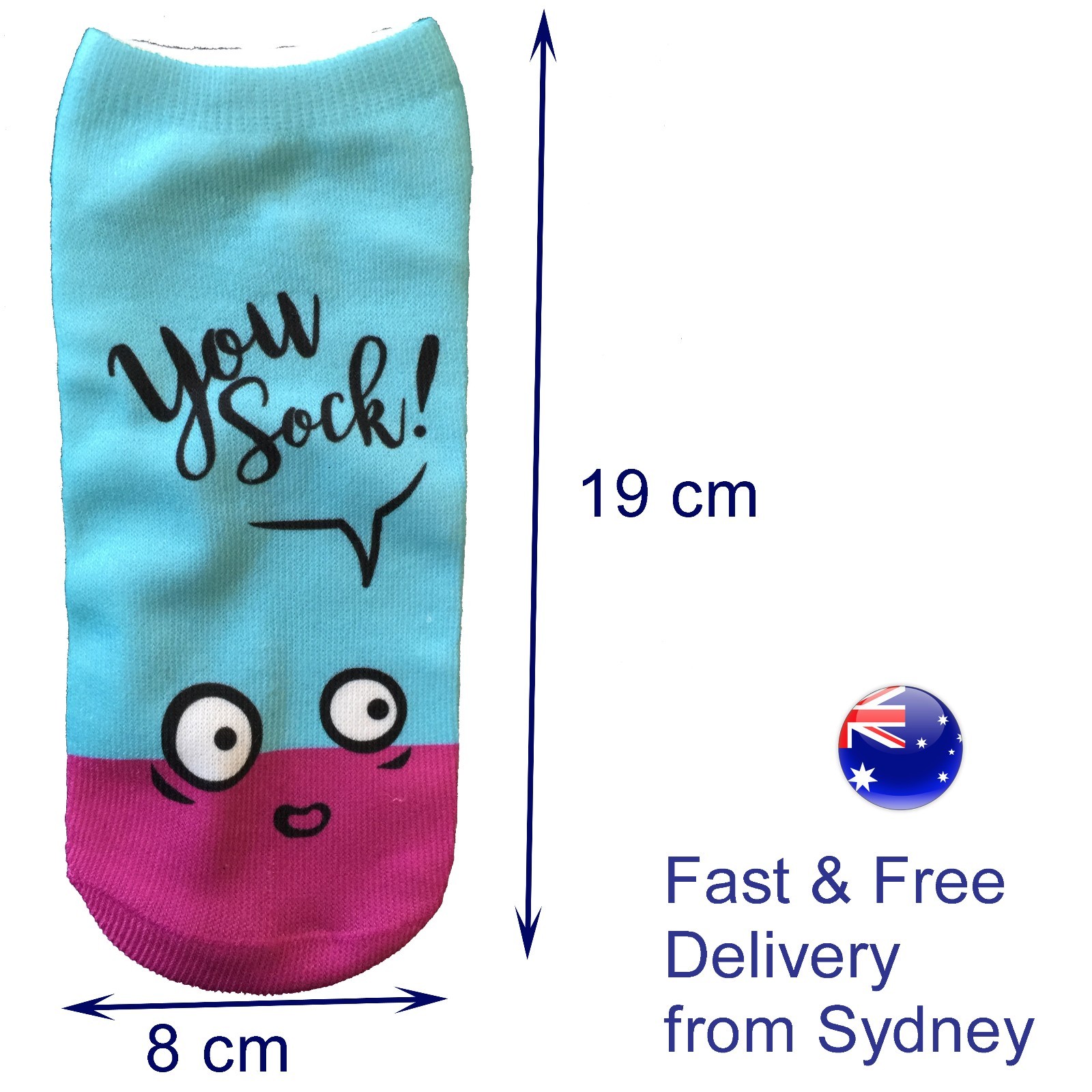 You sock ! socks - Foot novelty not for suckers - Funny cartoon you ...