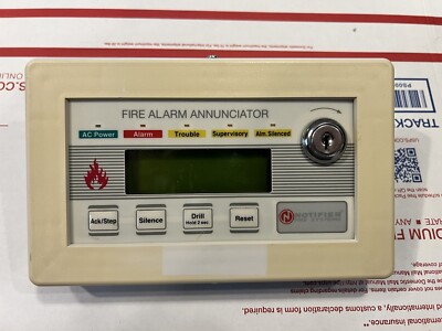Notifier FDU-80 - Fire Alarm Character Display Annunciator | eBay