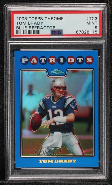 2008 Topps Chrome - Blue Refractor #TC3 Tom Brady for sale online | eBay