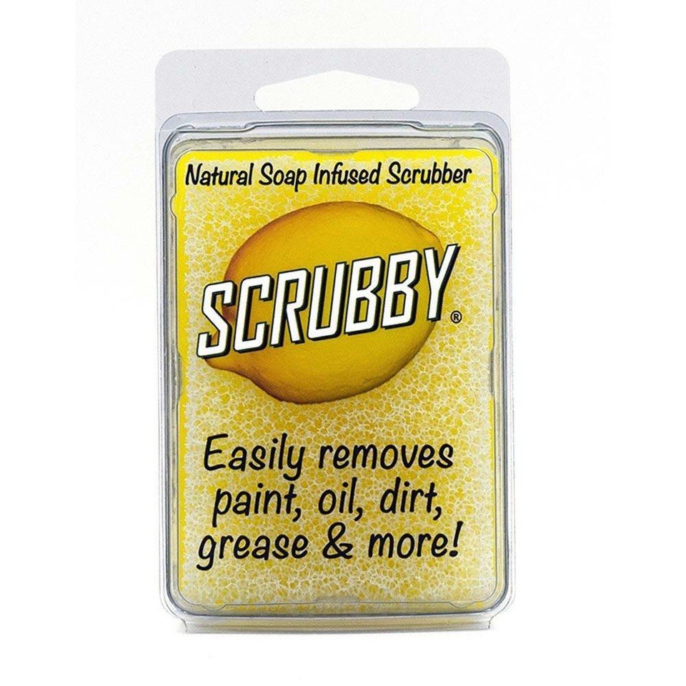 Scrubby Soap - Natural Soap Infused Scrubber (Lemon, Lemon Lime, Orange ...