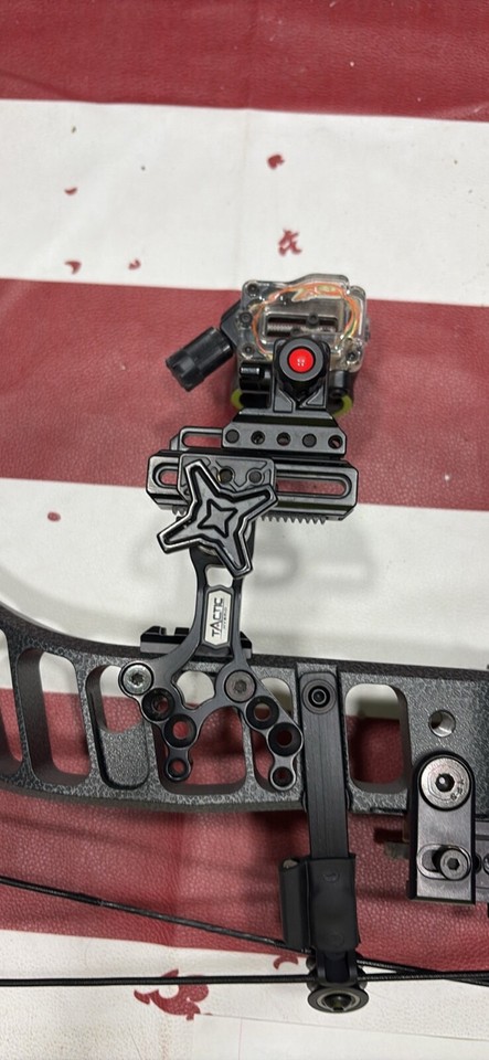 Prime RVX 32 in dapple grey color with d-loop, peep sight installed at ...