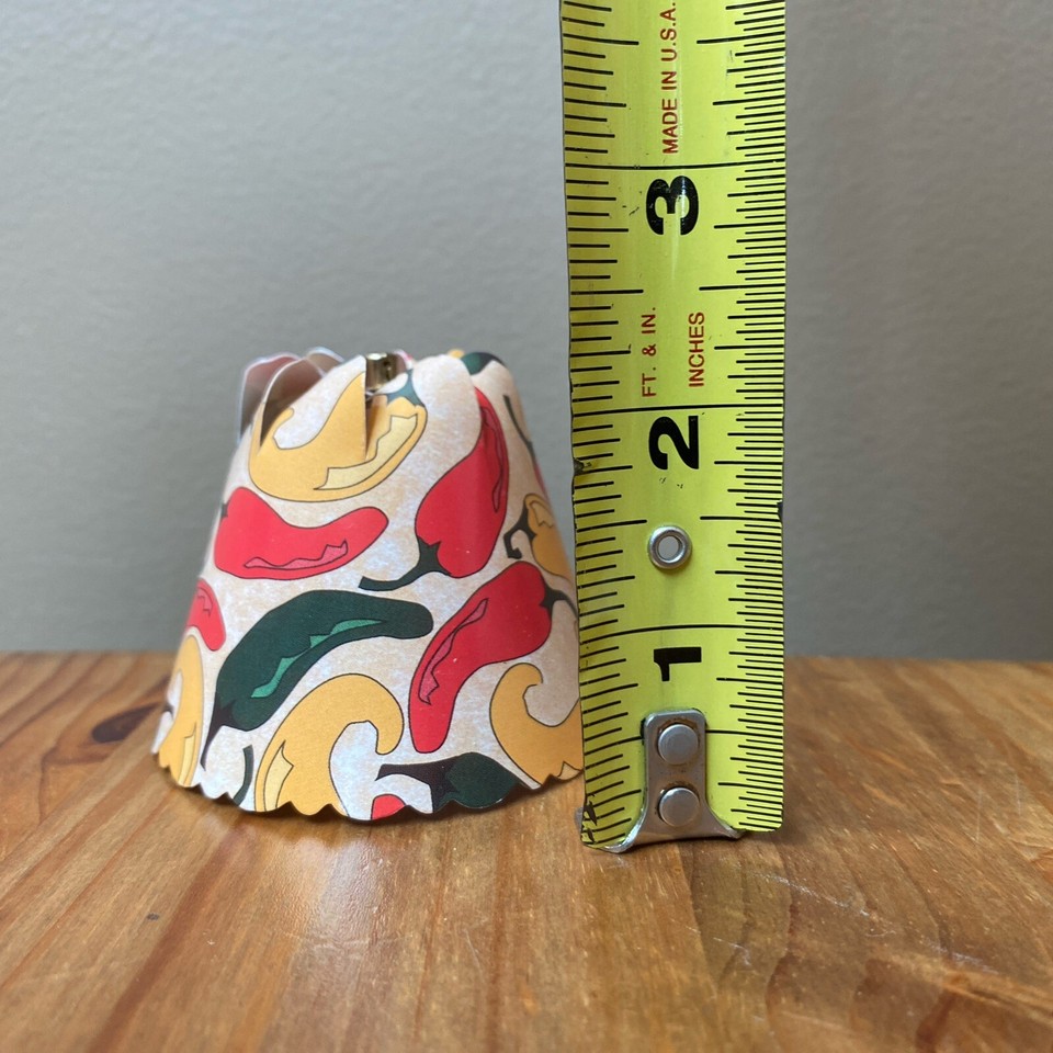 Vintage SPIN SHADES Revolving Lamp Shade JALAPENO PEPPERS Christmas ...