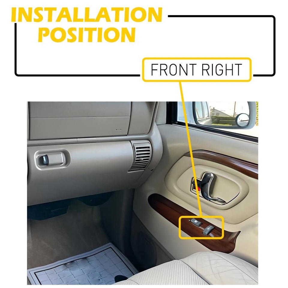 Power Front Window Door Lock Passenger Switch Side Right RH for Chevy ...