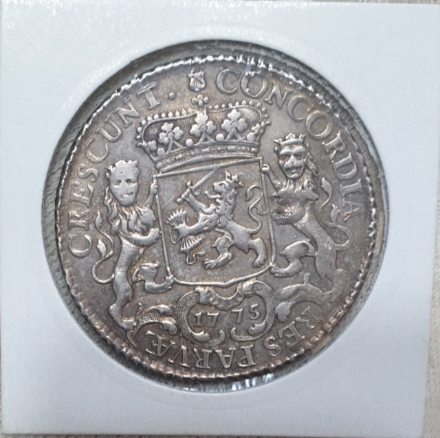 Netherlands Utrecht Province 1/2 Ducaton 1775 Rider Knight Silver Coin ...