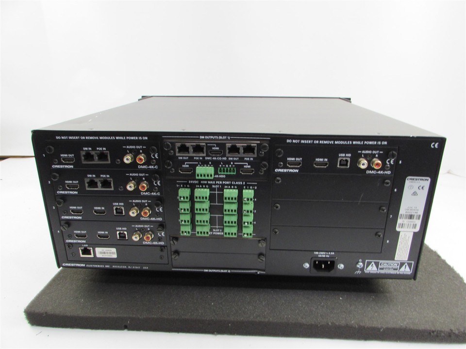 Crestron DigitalMedia DM-MD8X8 8x8 Digital Matrix Switcher | eBay