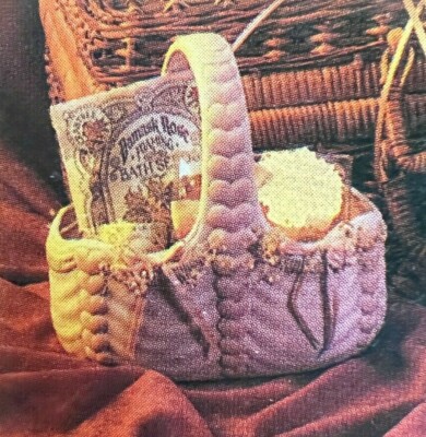 VINTAGE DONA'S CERAMIC MOLD #D-491 HEARTS & RIBBONS BASKET 6 1/2"H | eBay