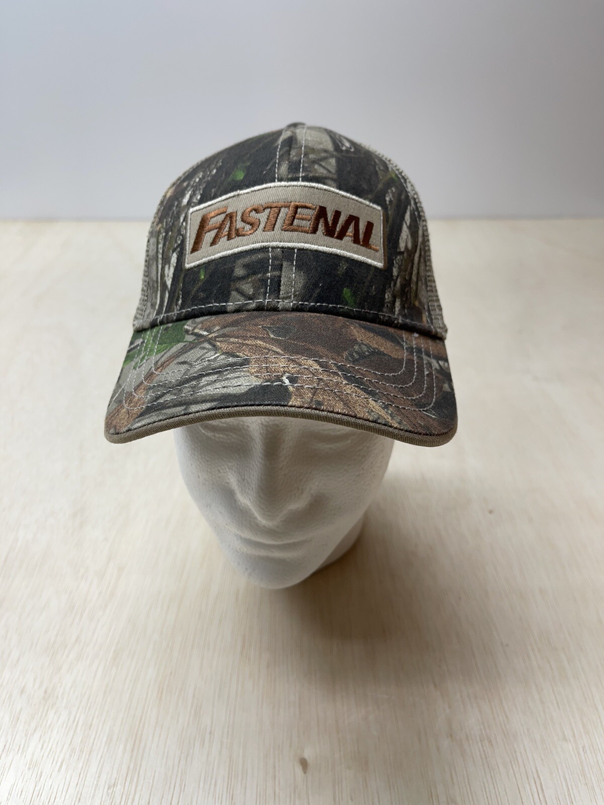 Fastenal Camo Baseball Cap Mesh Patch Trucker Hat SnapBack Camouflage ...