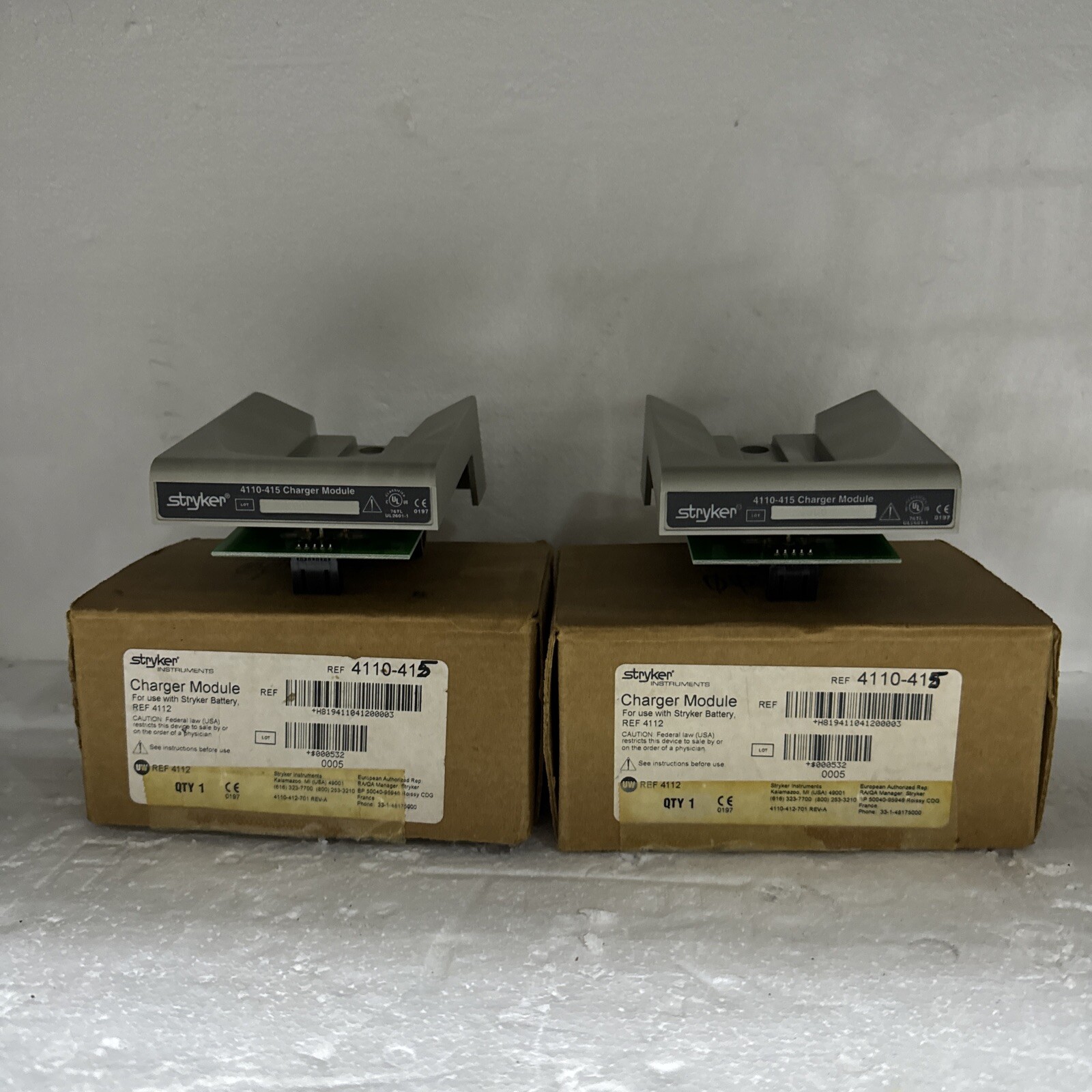 Stryker 4110-415 Charger Module Lot Of 2 | eBay