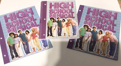 High School Musical Pocket File Folders And Spiral Theme Book Back To ...