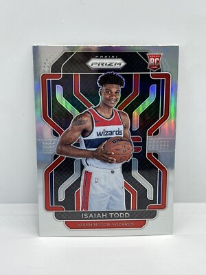 2021 Prizm Basketball Isaiah Todd SILVER ROOKIE 299 Panini Washington ...