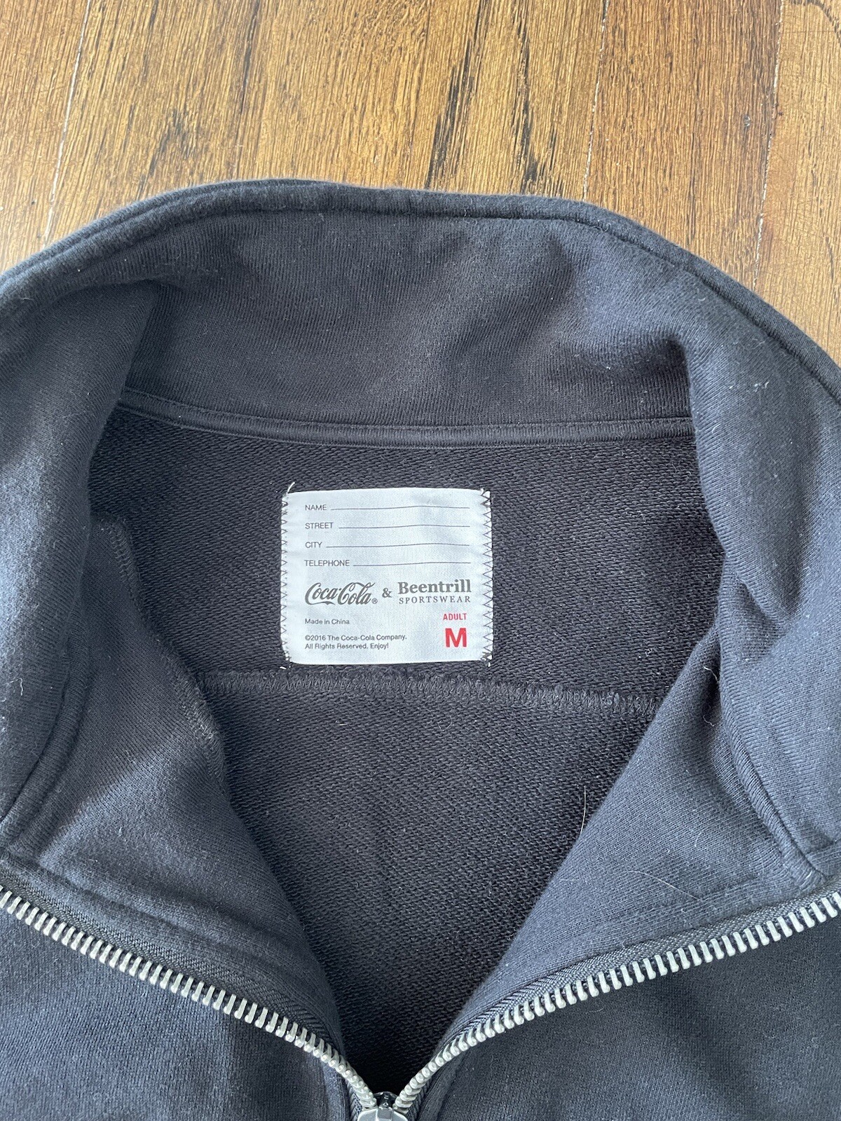 Coca Cola Been Trill Zip Pullover Sweatshirt Black Size Medium Coke ...