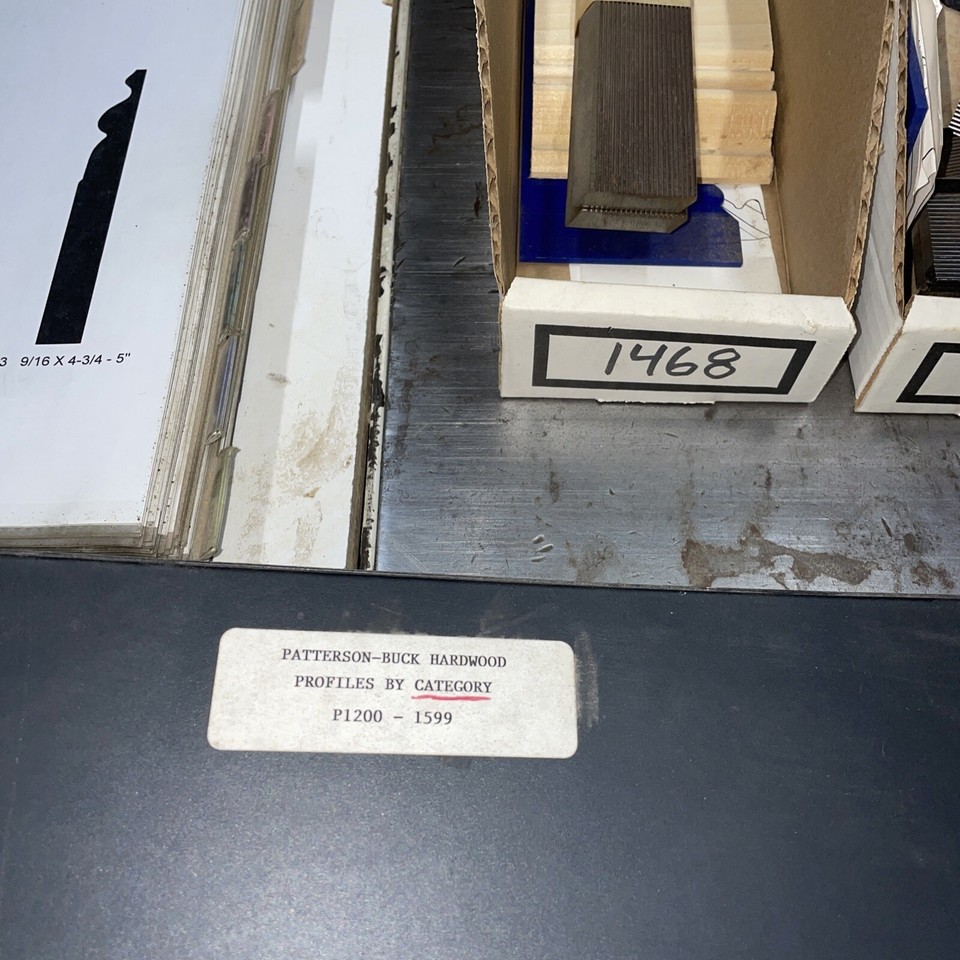 Moulder Knife Collection. Business. 1900+ Catalogued Organized Profiles ...