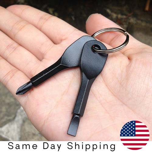 2Pcs High Quality Keychain Outdoor Screwdriver with Phillips and ...