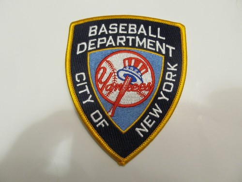 New York City Police Yankees Support Patch | eBay