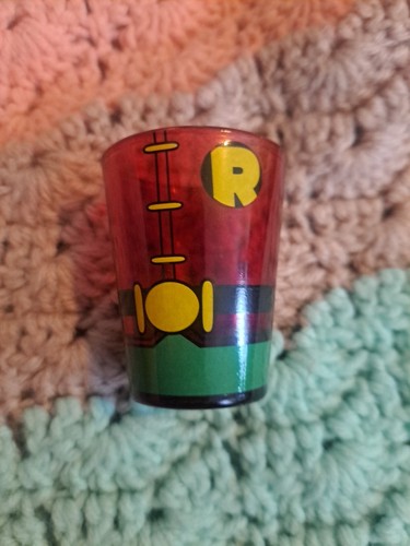 DC Comics Robin Shot Glass Pre-owned 2 5/8" Tall | eBay