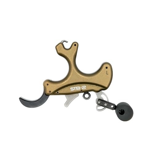 Scott Archery ST2-b Thumb Release, Tan Green, Adjustable, 3-4 Finger ...