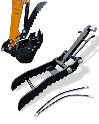 Hydraulic Thumb Clips Clamp Fit For Mini Excavators Small Digger ...